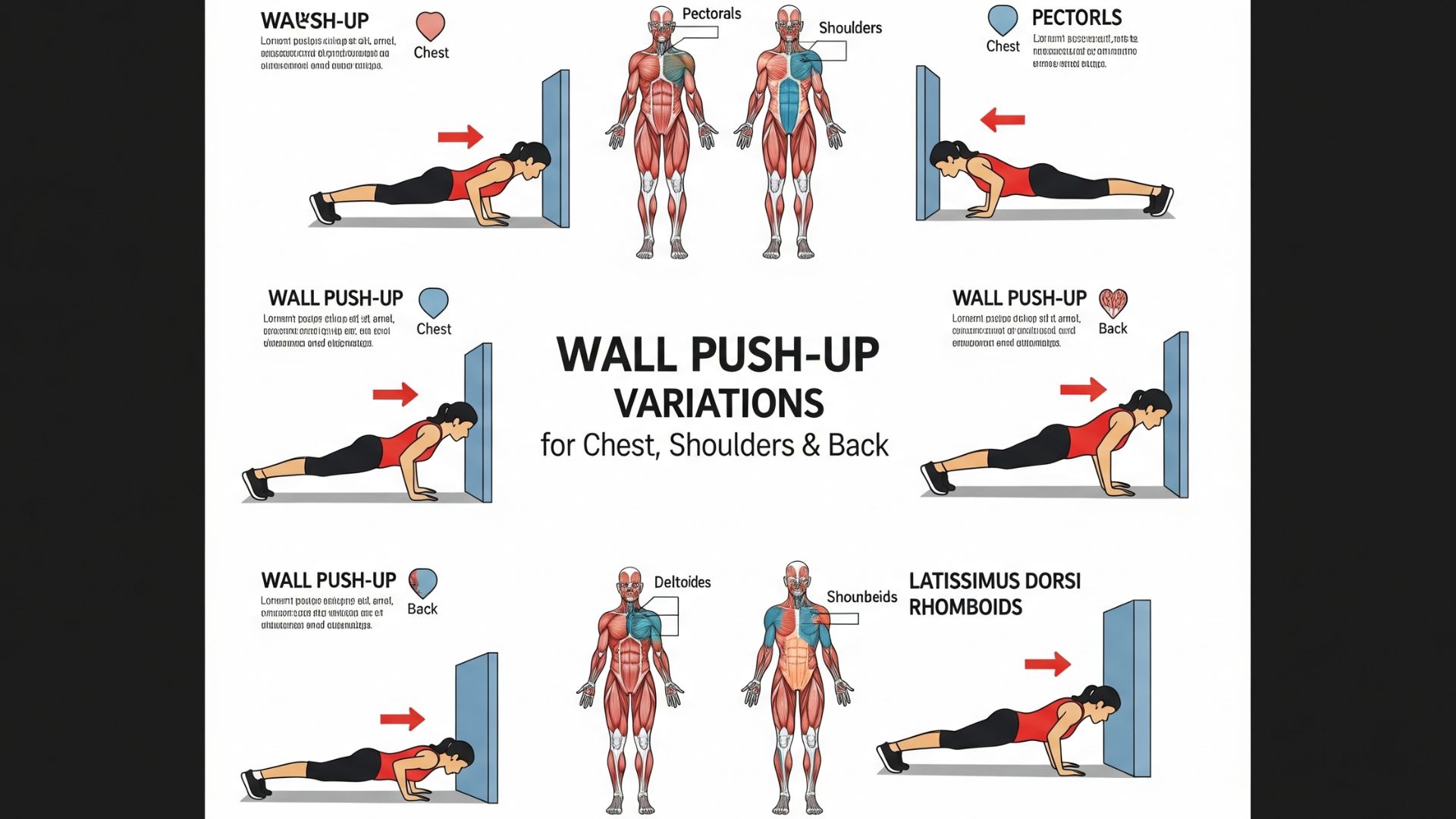 Wall Push-Ups: Build Chest, Shoulders & Back Strength