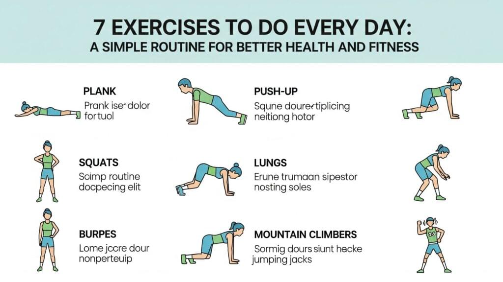 7 Simple Exercises You Can Do Every Day For better health